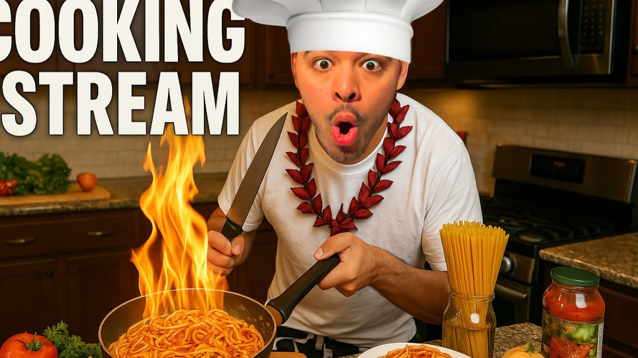 COOKING ON STREAM FOR THE FIRST TIME!!! IRL COOKING STREAM - YouTube