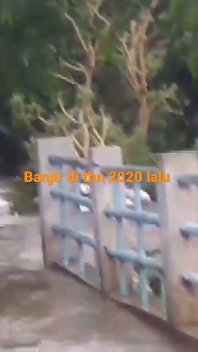 banjir di tahun 2020 di pintu air pulo nyamuk tangsel - YouTube