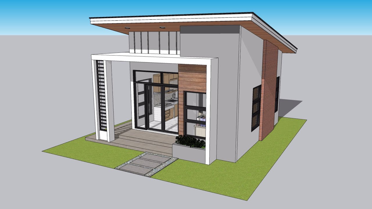 Desain Rumah Minimalis 5x5 - YouTube