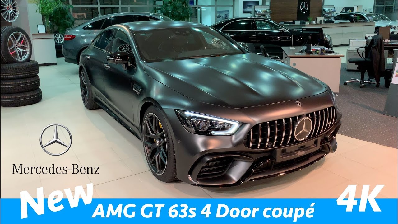 New Mercedes AMG GT 63s | 4 Door coupé 2019 - quick look in 4K (AMG ...