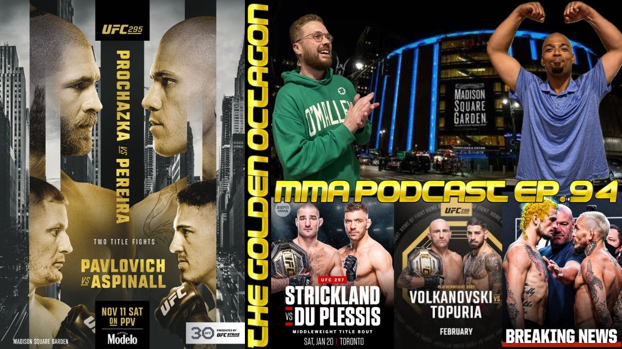 UFC Returns to MSG! | UFC NEWS | UFC 295 Procházka vs Pereira ...