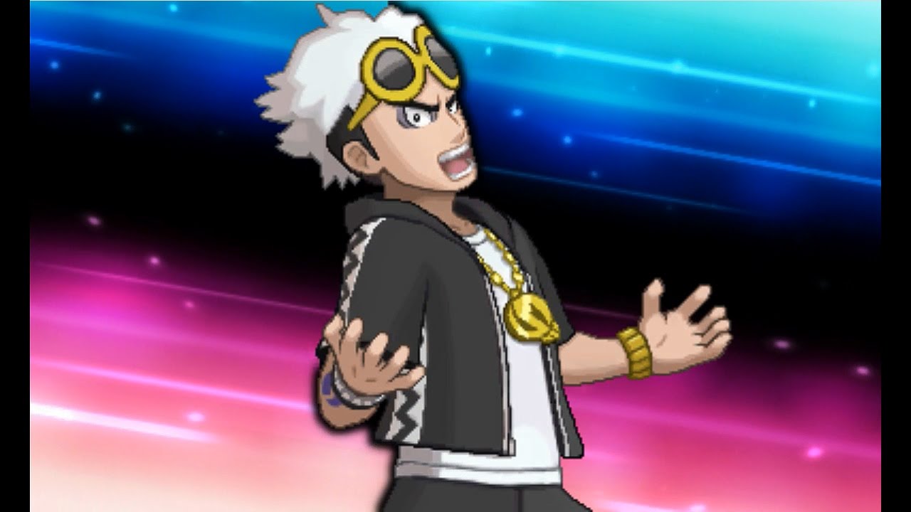 Pokemon Sun & Moon - VS Team Skull Boss Guzma 2 - YouTube