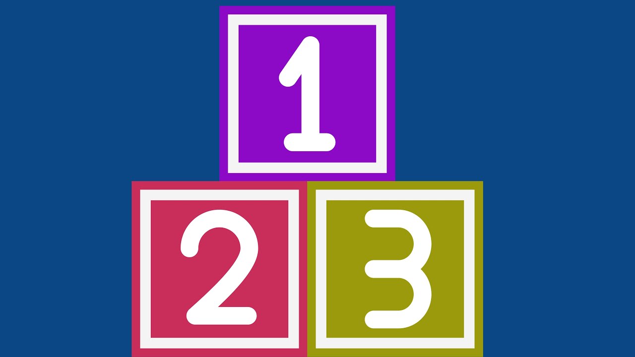 123 Counting - Learn Numbers - Count 1 to 10 - Counting for Kids- Count ...