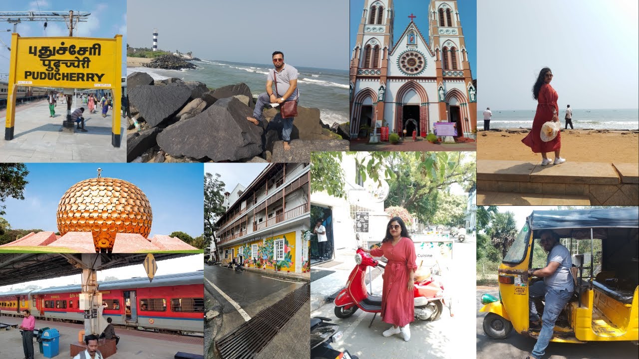 Experience the REAL Puducherry in ONE DAY! - YouTube