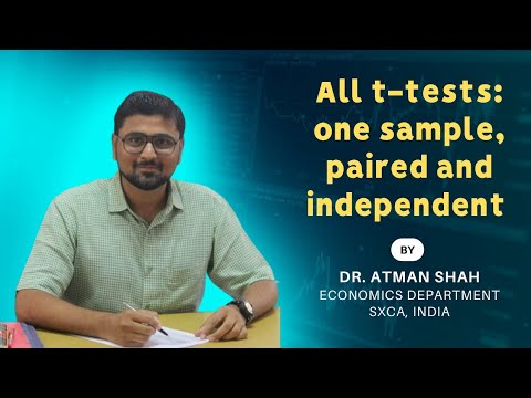 All t-tests: One Sample, Paired and Independent || Statistics || Dr ...