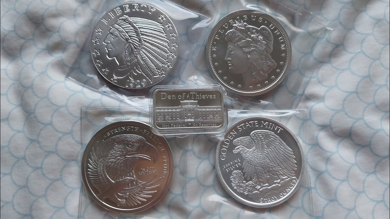 Golden State Mint 5oz Silver Rounds Unboxing. NO FEDERAL NO RESERVE ...