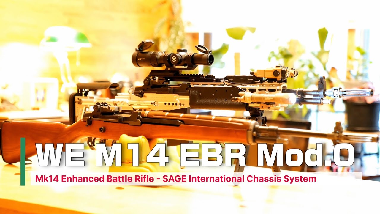 WE-TECH M14 EBR mod.0 / Mk14 Sage Chassis / Sage DCSB / Steiner DBAL-A3 ...