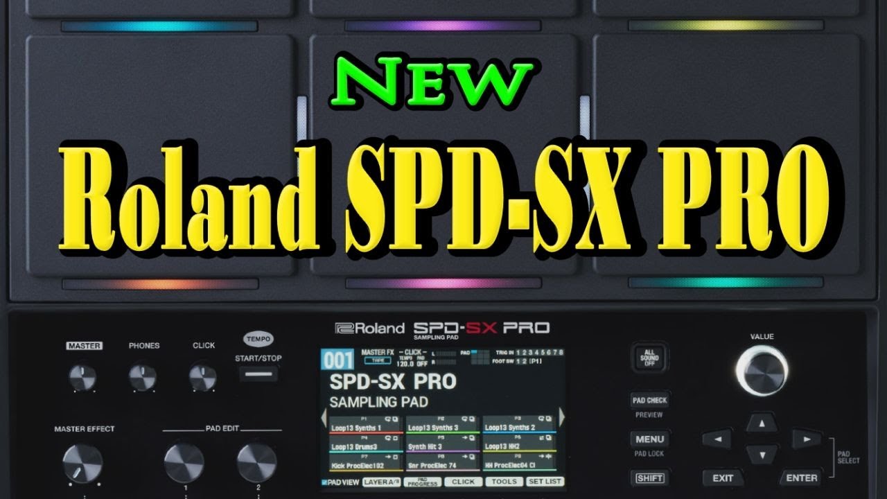 New Roland - SPD-SX PRO - Sampling Pad | New Roland SPD-SX PRO I Roland ...