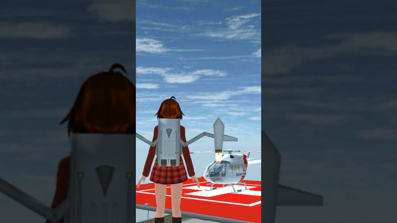 sakura naik helikopter #shorts #sakuraschoolsimulator #schoolsimulator ...