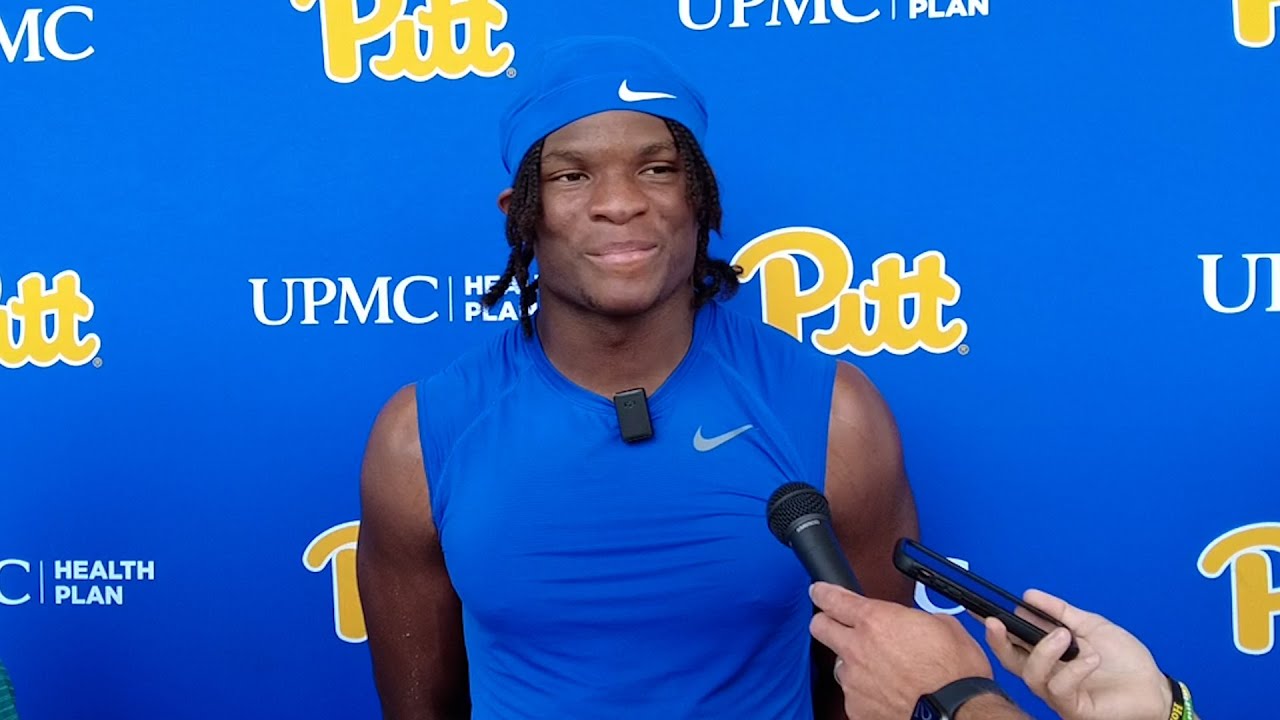 Pitt Football | Training Camp | Jordan Bass | 8/8/2023 - YouTube