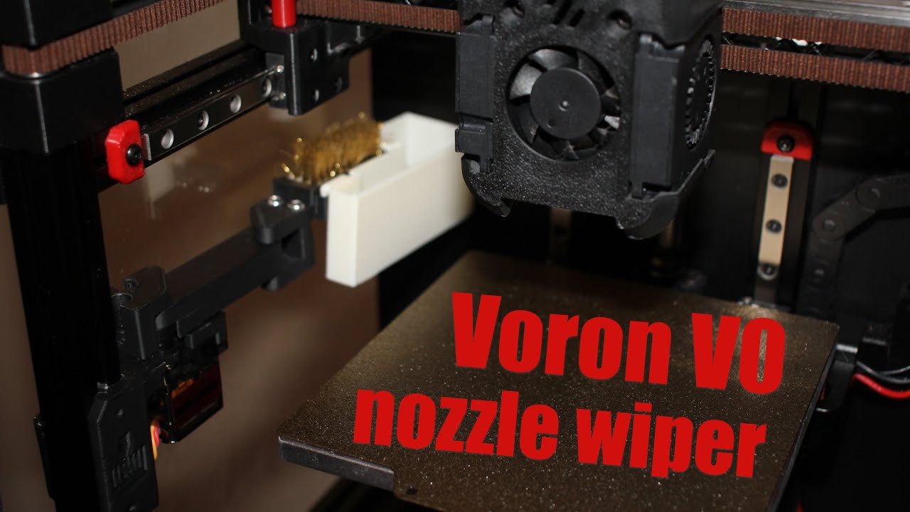 Nozzle Wiper & Purge Bucket for Voron V0 - YouTube