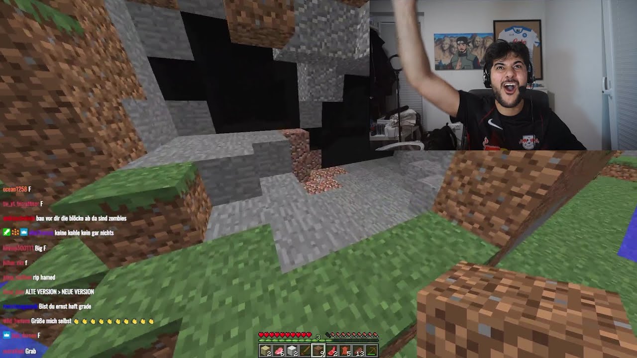 Hamed findet die erste Höhle!!! Minecraft #2 - YouTube