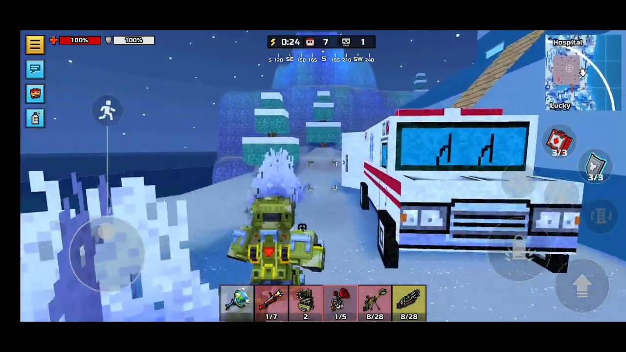 3 Kill Battle Royale Victory ! - Pixel Gun 3D - PG3D - YouTube