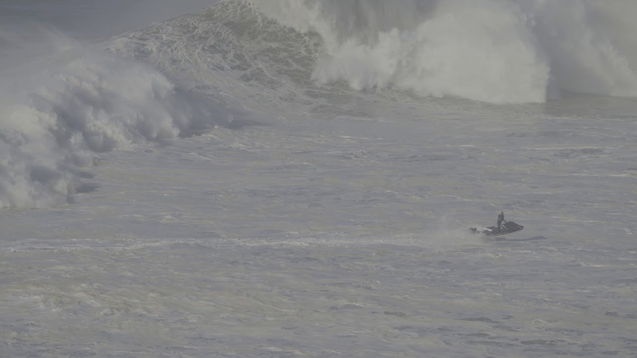 Big Wave Surfer Andrew Cotton Broken Back Accident, Nazare 2017 - YouTube
