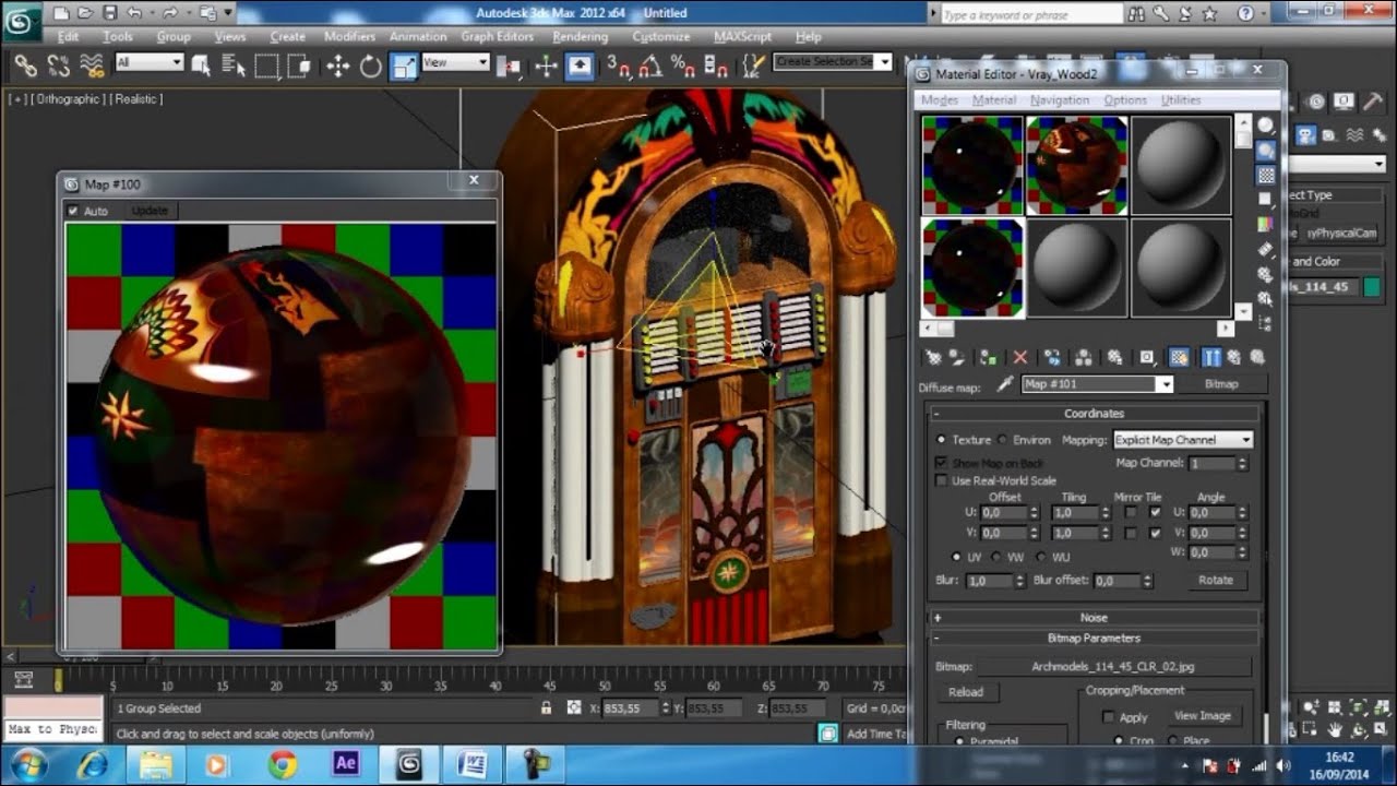 Tutorial 3D Max Português Importando objetos texturizados - - YouTube