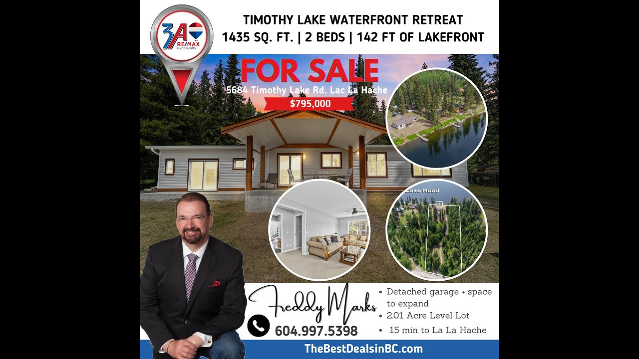 Timothy Lake Waterfront Retreat on 2 Acres**FOR SALE - YouTube
