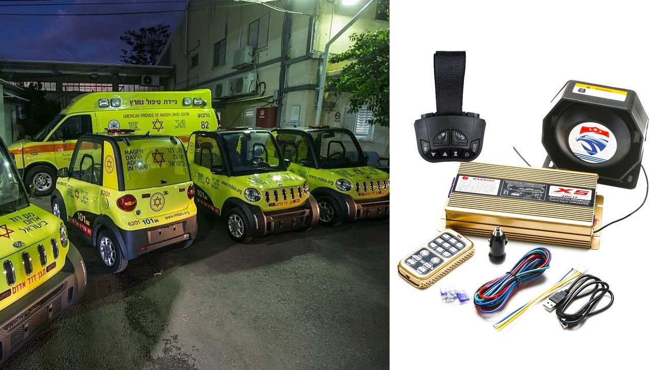 Car Police Horn 15 Tones Sirens Speaker Ambulance Emergency Loud ...