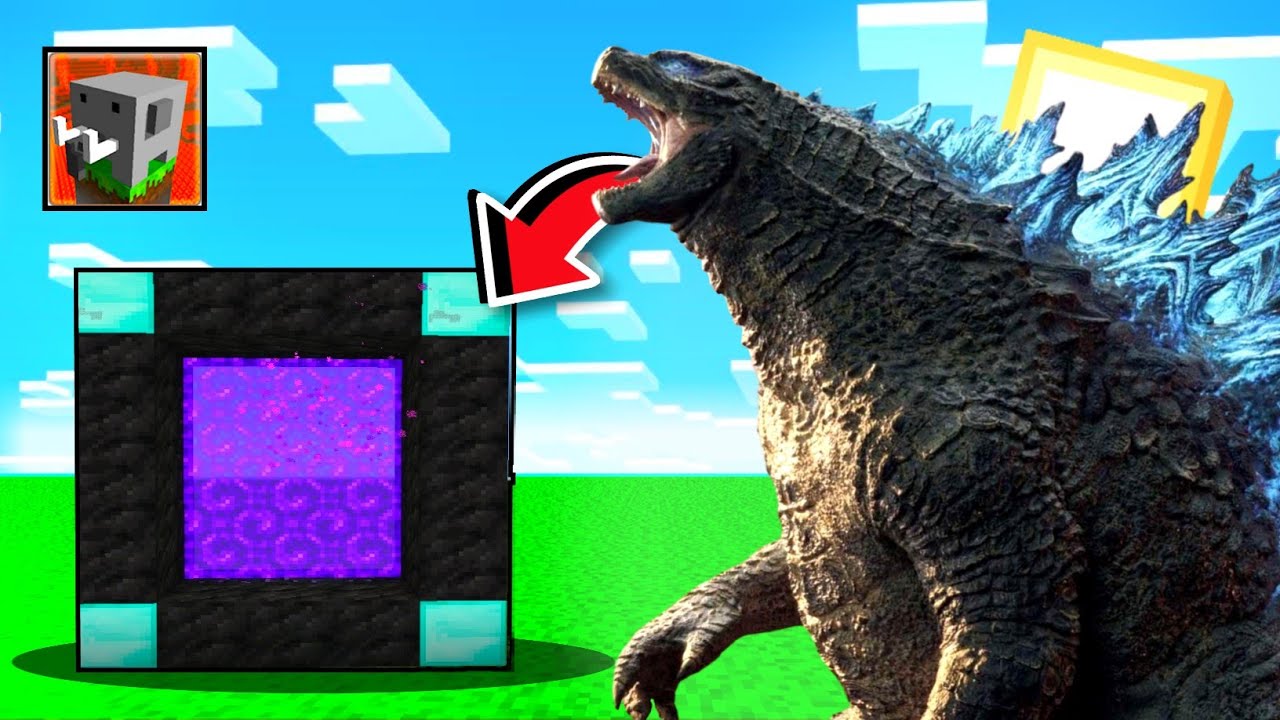 How to Make a PORTAL to GODZILLA in Craftsman : Building Craft - YouTube