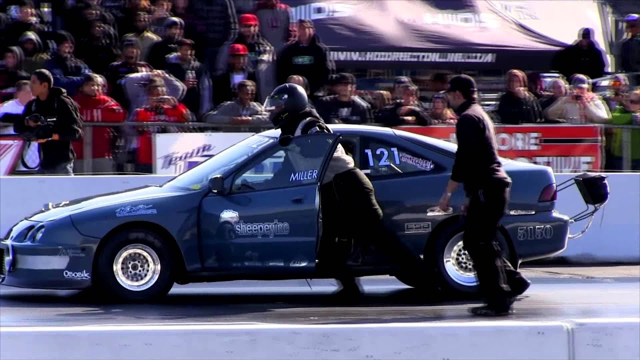 Chris Miller at WCF 2012 pushing car trying to win elimination - YouTube