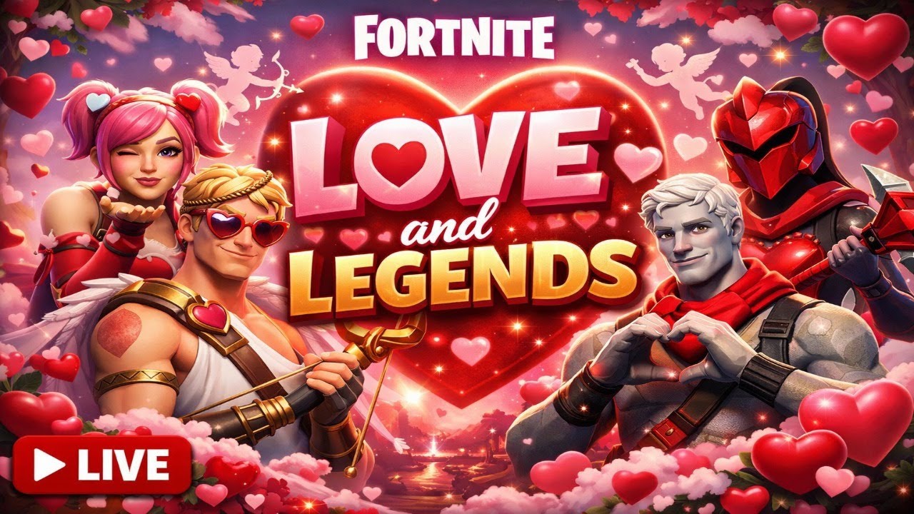 💘LOVE & LEGENDS | Fortnite LIVE | Day 64/365 | Clutches, Chaos & Vibes ...