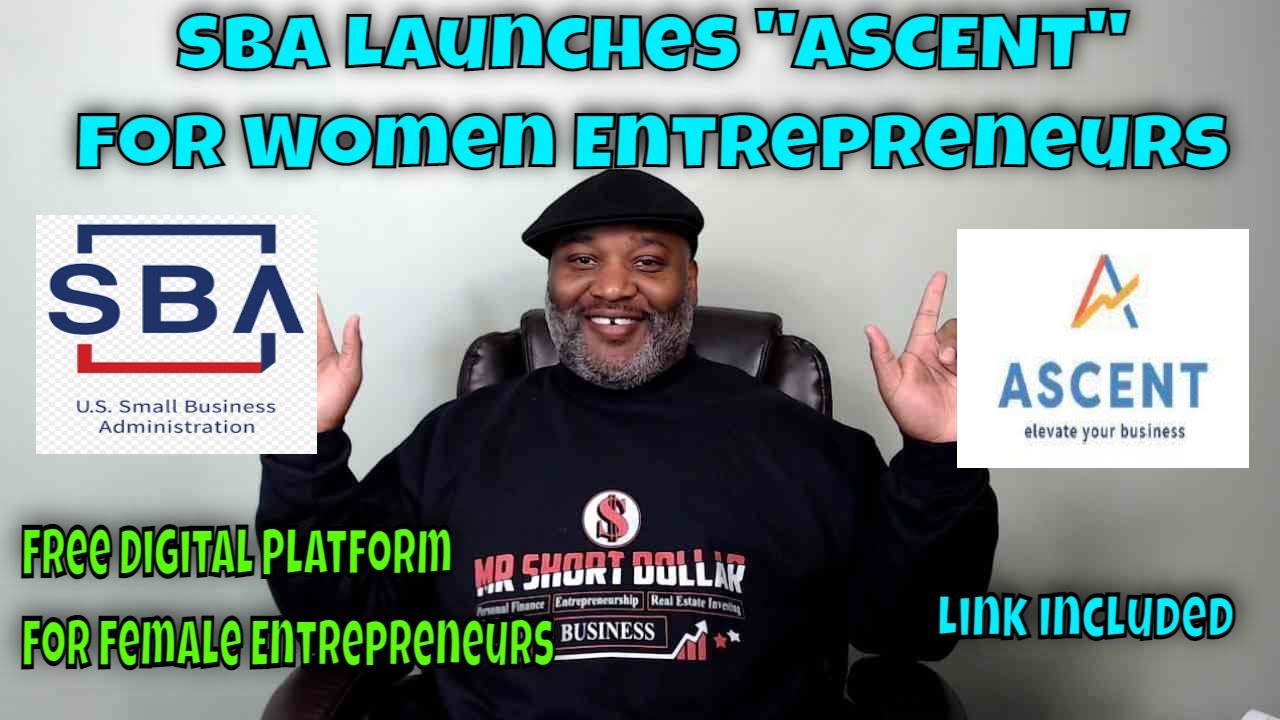 SBA Launches ASCENT For Female Entrepreneurs - YouTube