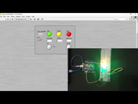 Projek Kasus 1_ 3 LED+ 3 Button LabView - YouTube