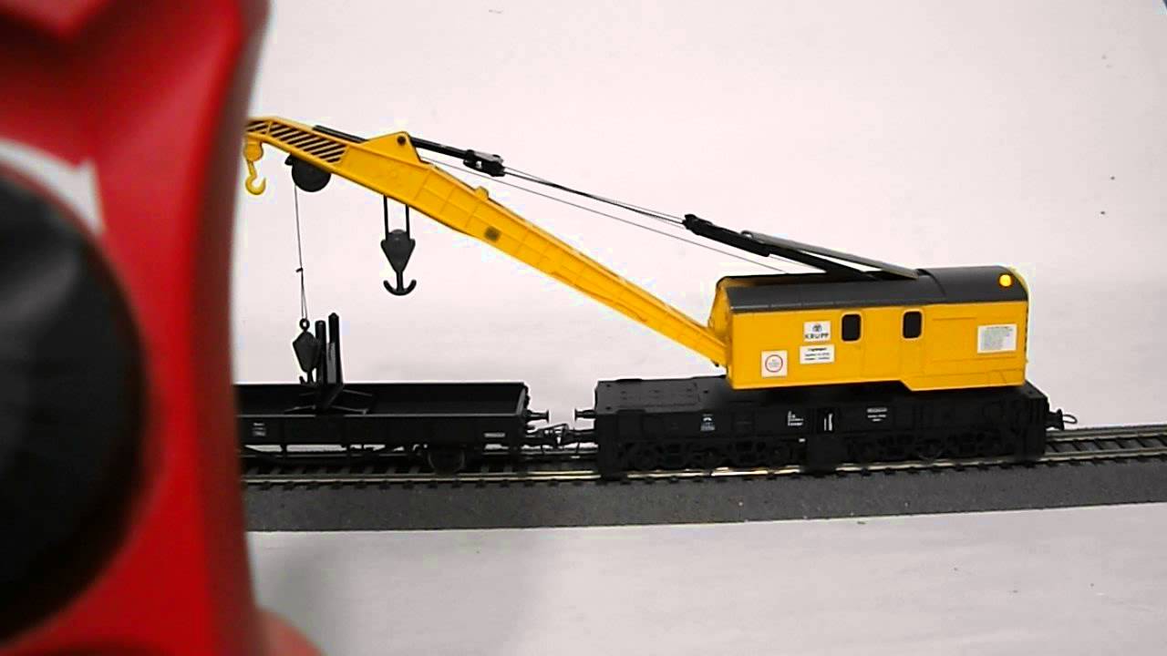 Кран цифровой 46800 Roco Digital Crane - YouTube