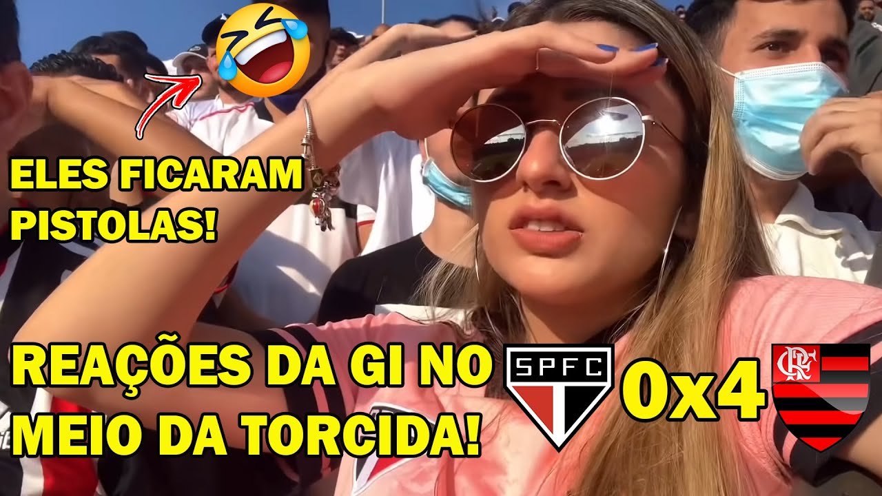 REAÇÕES DA GI HELENA - SÃO PAULO 0x4 FLAMENGO - CAMPEONATO BRASILEIRO ...