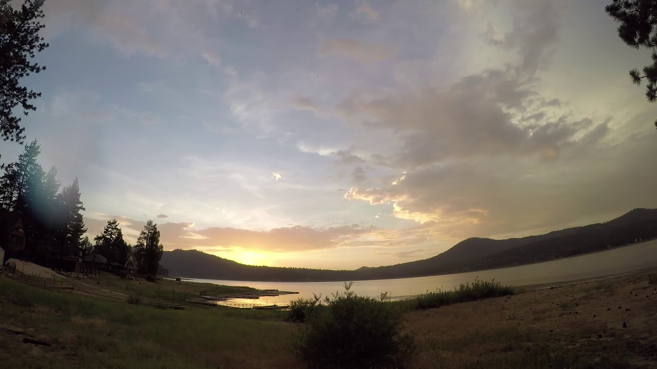 Big Bear Lake, CA - Sunset - YouTube