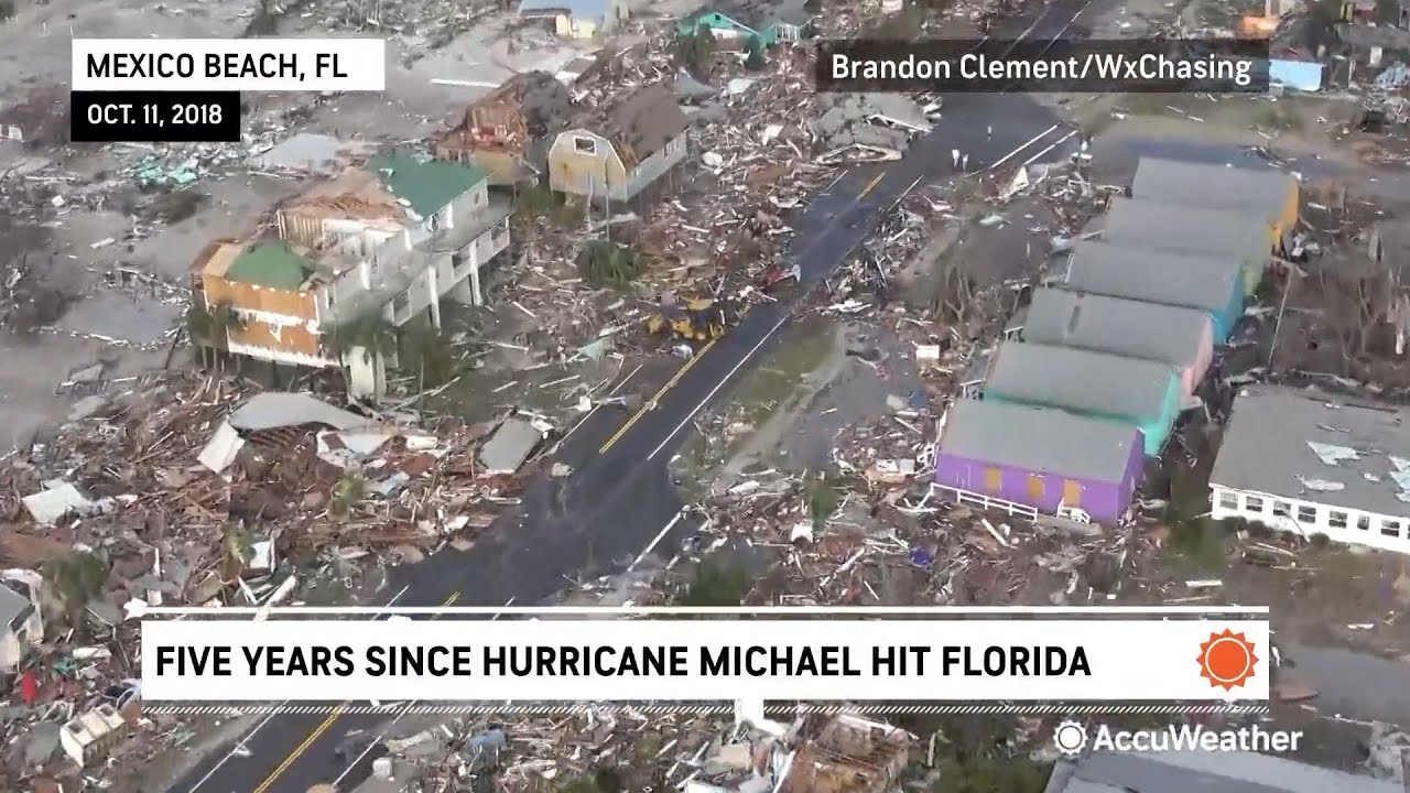 Cat 5 Hurricane Michael Crashed Ashore 5 Years Ago Today | AccuWeather ...