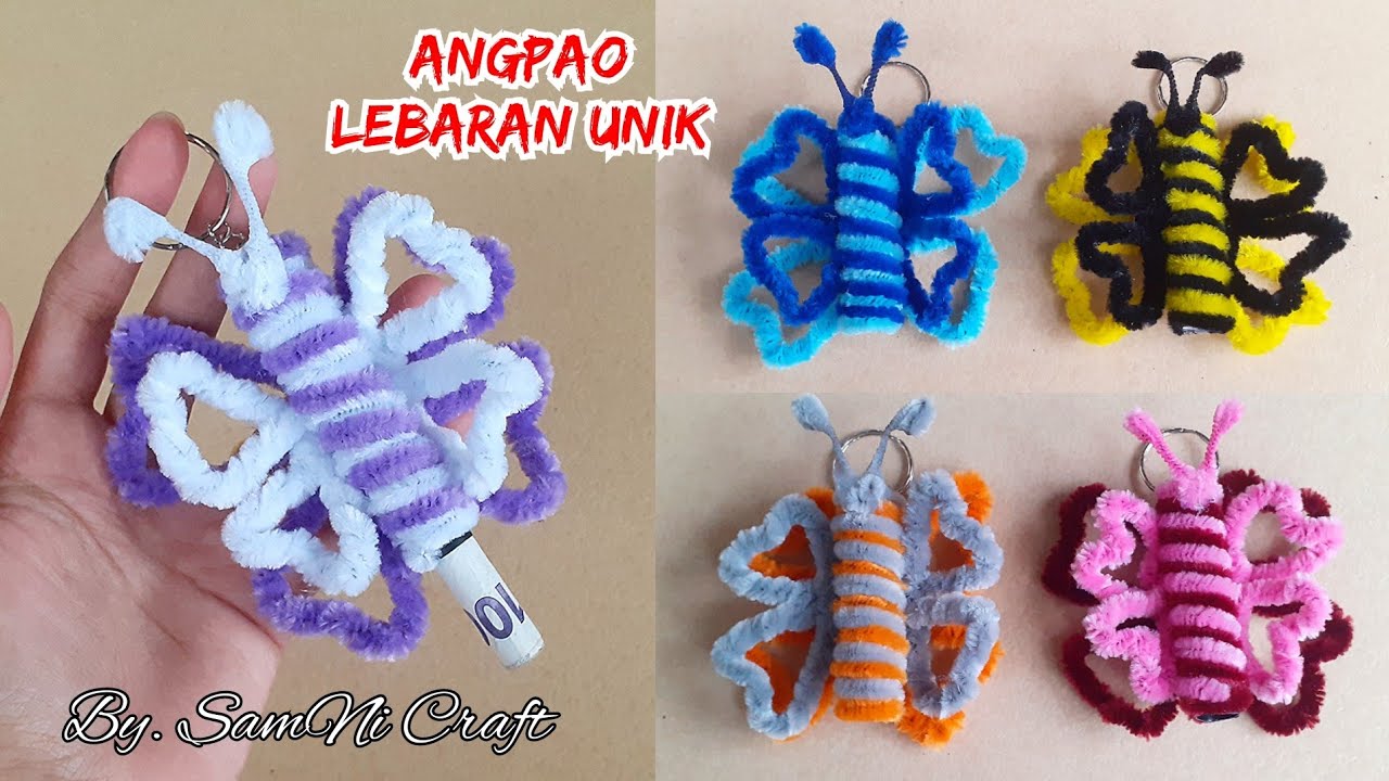 DIY Angpao Lebaran Unik 2025 | Amplop Lebaran dari Kawat Bulu - YouTube