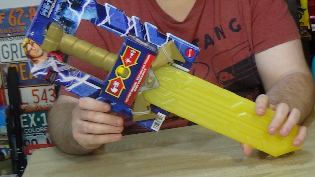He Man And The Masters Of The Universe Power Sword Unboxing. - YouTube