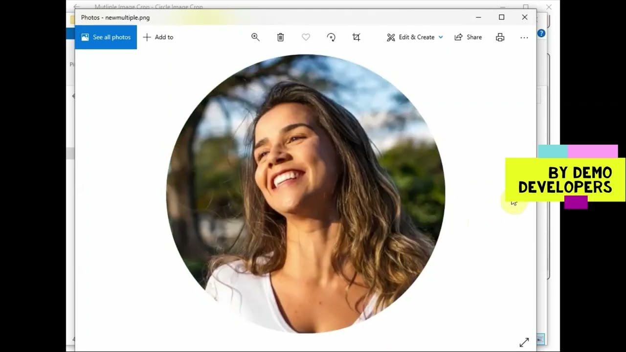 Crop Image In Circle Round Convert Square Image Photo In Round Shape Crop Image In Circle Round Convert Square Image Photo In Round Shape
