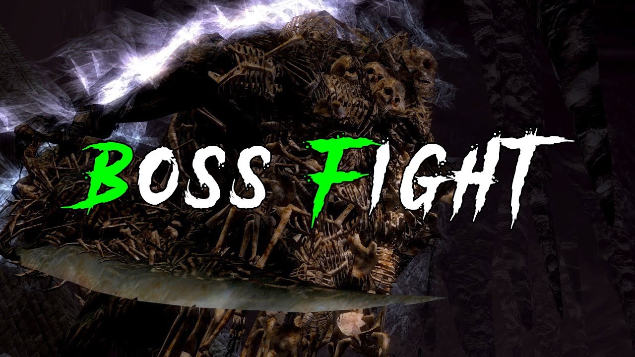 Dark souls Remastered Boss Fight Gravelord Nito - YouTube