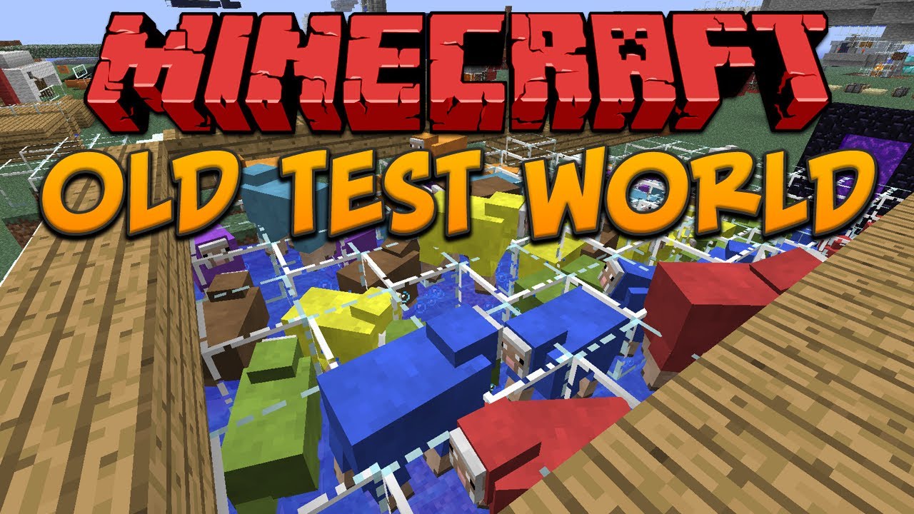 Minecraft: Old Test World Tour Part 2 - YouTube