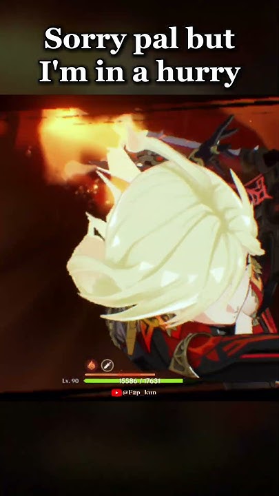 Sorry pal but I'm in a hurry | genshin impact - YouTube