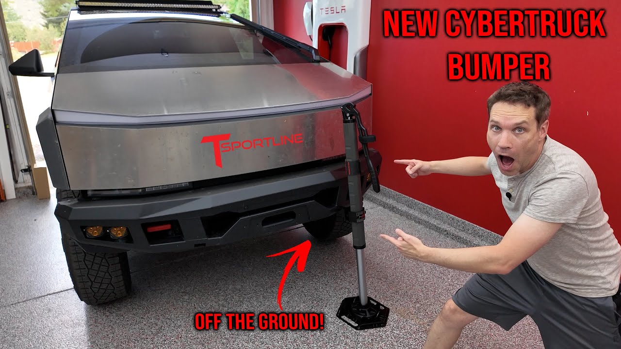 Upgrading the Tesla Cybertruck with a Complete Bumper Change from ...