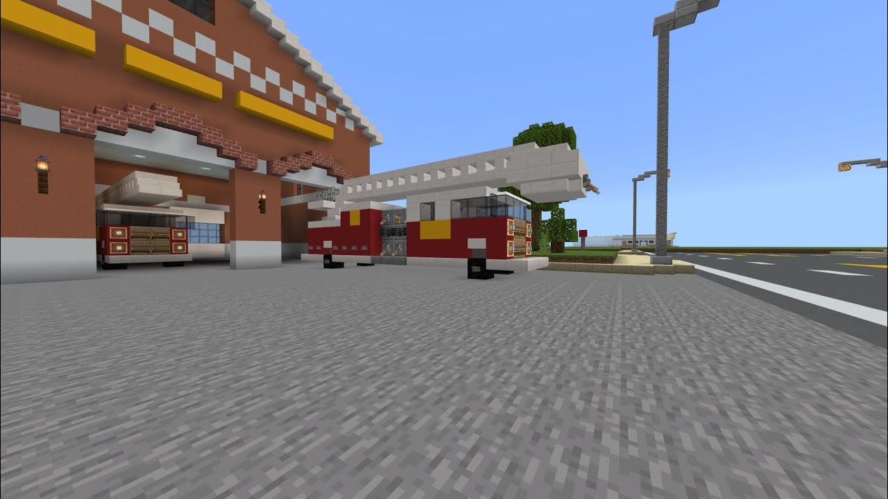 How To Build a Fire Truck in Minecraft - YouTube