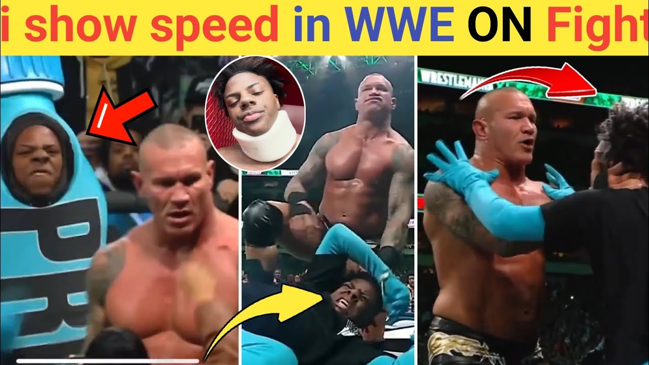 I show speed fight wwe wrestlemania 2024 || i show speed vs Randy Orton ...