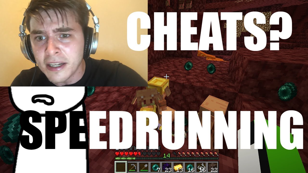 MINECRAFT SPEEDRUNNERS BE LIKE | Totally Legit Speedrunning - YouTube