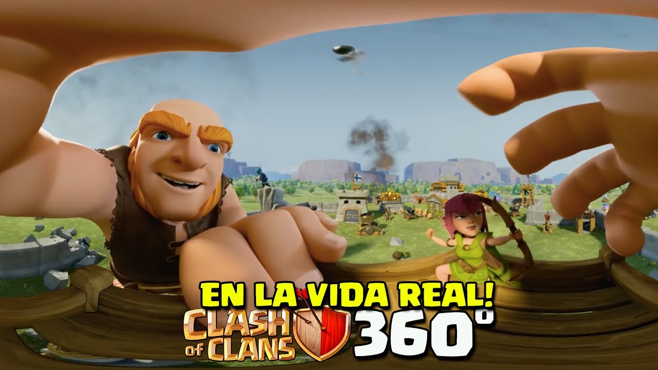 NUEVO MUNDO CLASH OF CLANS 😱 360º - YouTube