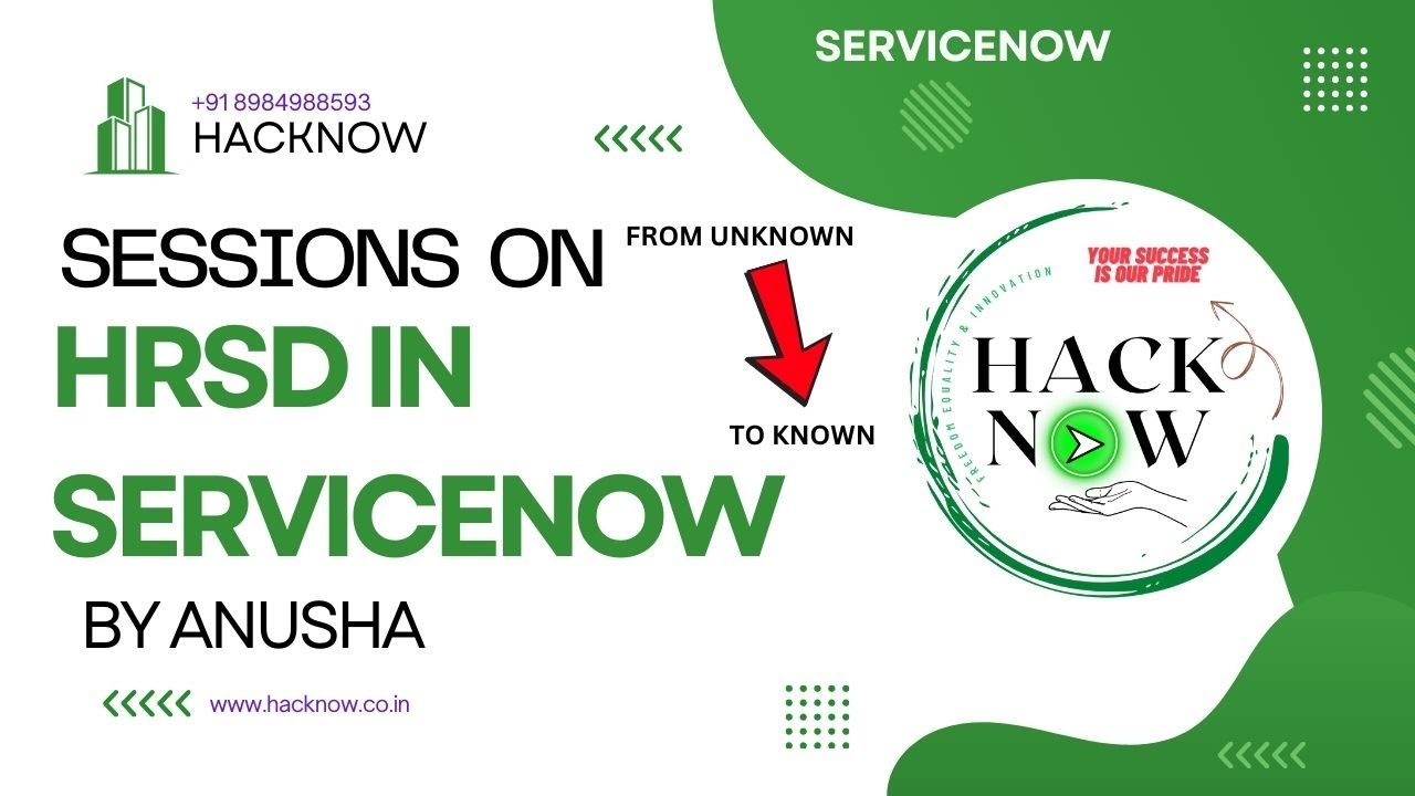 ServiceNow HRSD Training | HR Service Delivery Demo | HackNow - YouTube