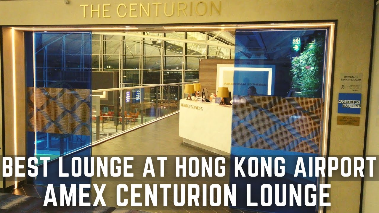 American Express Centurion Lounge (Hong Kong International Airport ...