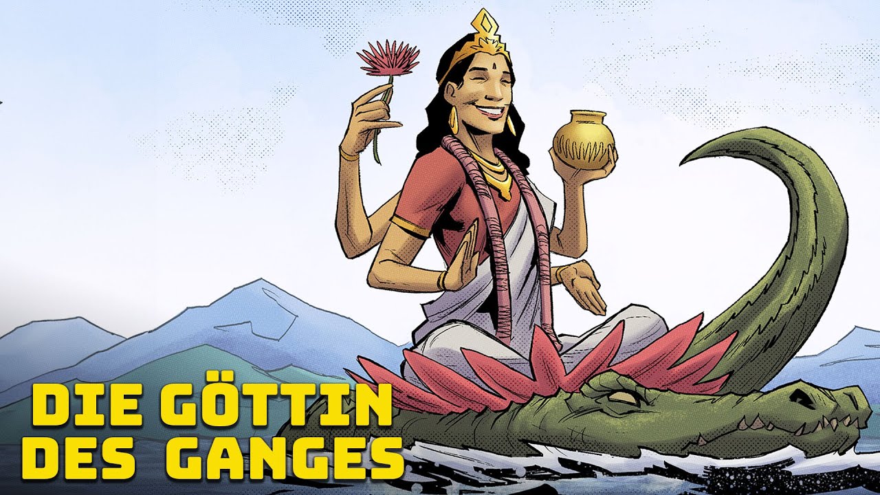 Ganga – Die Göttin des Flusses Ganges – Hinduistische Mythologie - YouTube