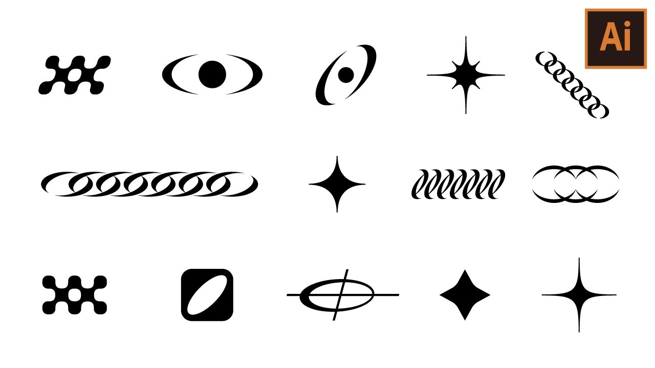 Y2K AESTHETIC SHAPES, Y2K ART ACID GRAPHICS BRUTALISM SHAPES TUTORIAL ...