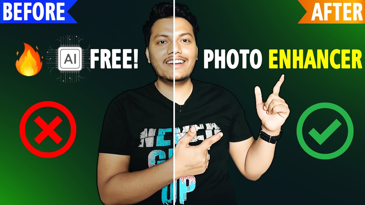 FREE AI Photo Enhancer Website in 2024 🔥| How to Enhance Photo Quality ...