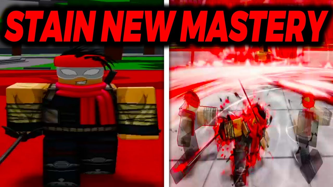 Stain New Mastery Moves Showcase In Roblox Heroes Battlegrounds - YouTube