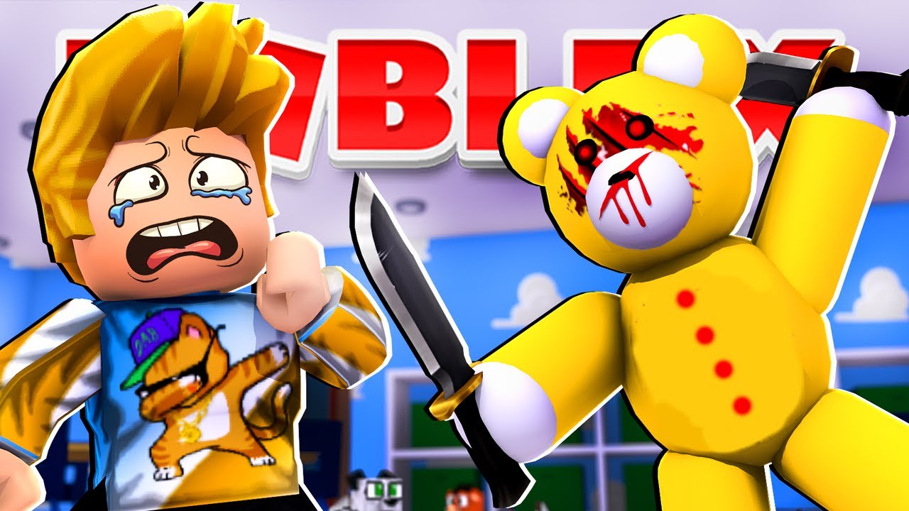 Running Away from the EVIL TEDDY in Roblox - YouTube