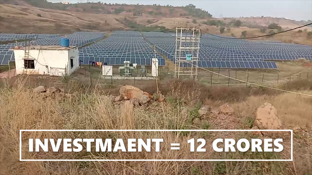 2 Megawatt solar power plant - YouTube