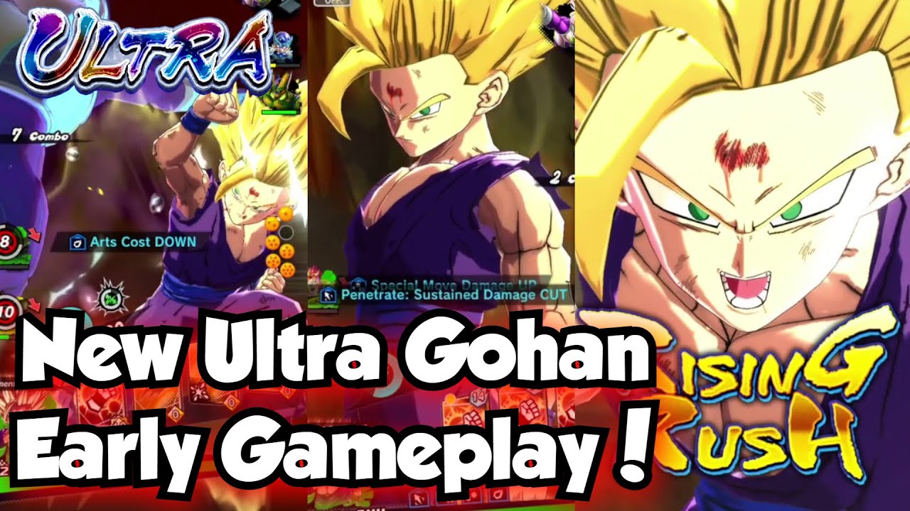 New Ultra Super Saiyan 2 Gohan! Early Gameplay and Release Time ...